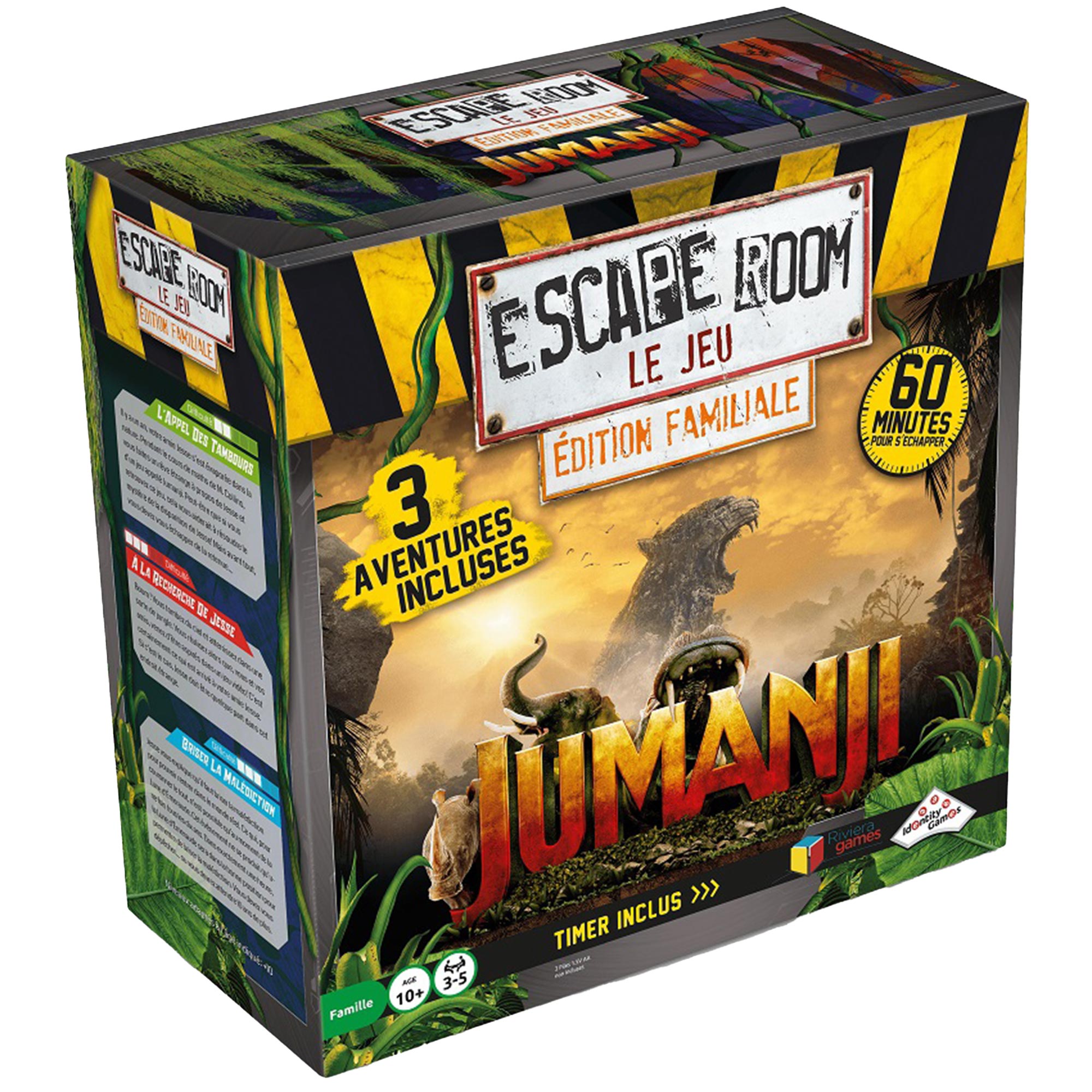 Escape Room le jeu – Coffret de 3 aventures - Jumanji | L'Insoluble ...